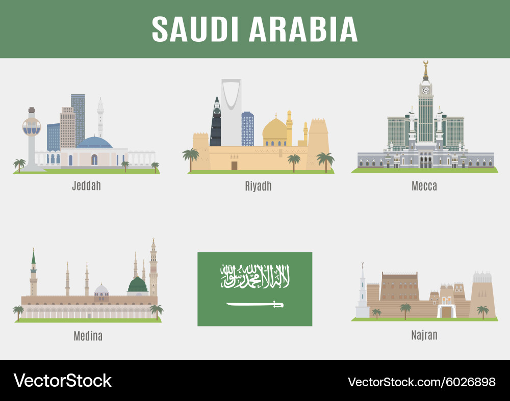 Saudi arabia Royalty Free Vector Image - VectorStock