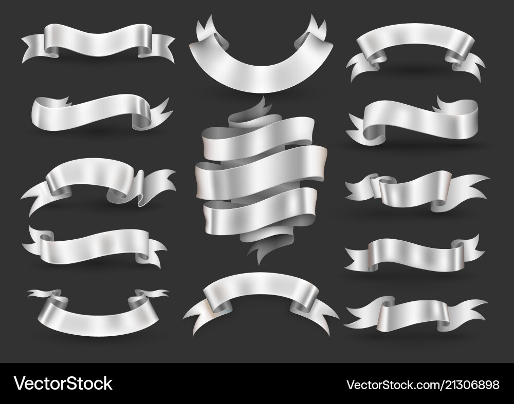 Christmas Ribon Vector Images (over 250)