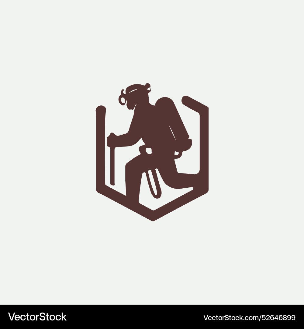 Caving logo Royalty Free Vector Image - VectorStock