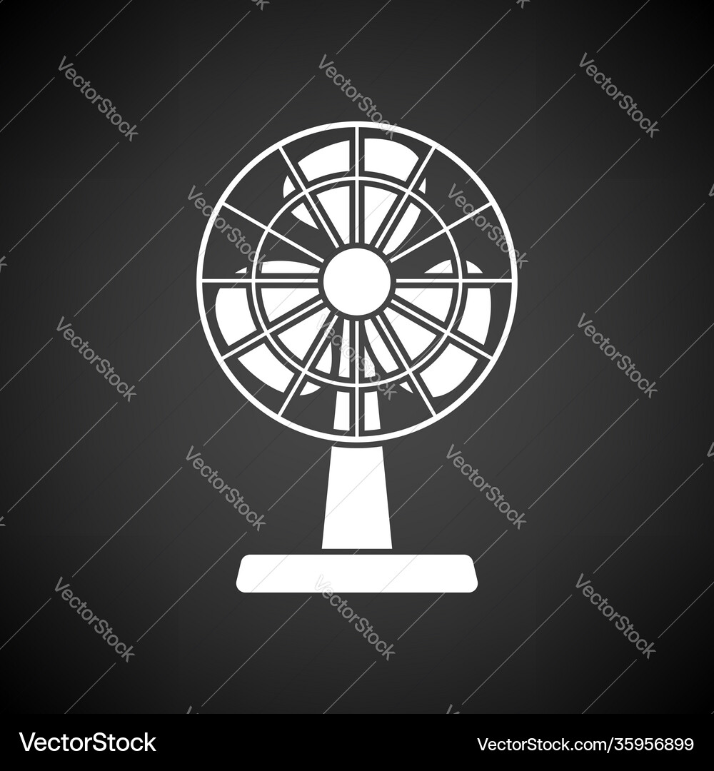 Electric fan icon Royalty Free Vector Image - VectorStock