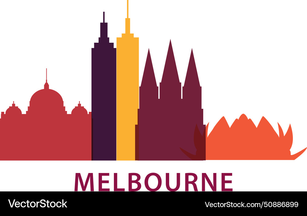 Melbourne banner Royalty Free Vector Image - VectorStock