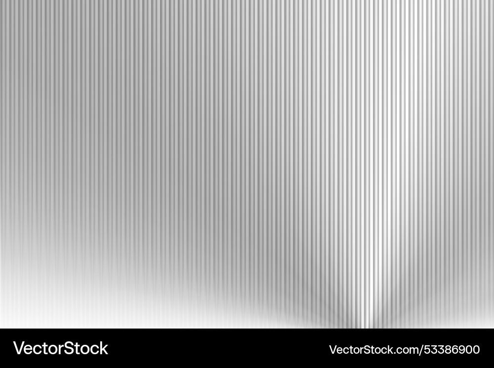 Ribbed glass effect 3d rectangular background Vector Image