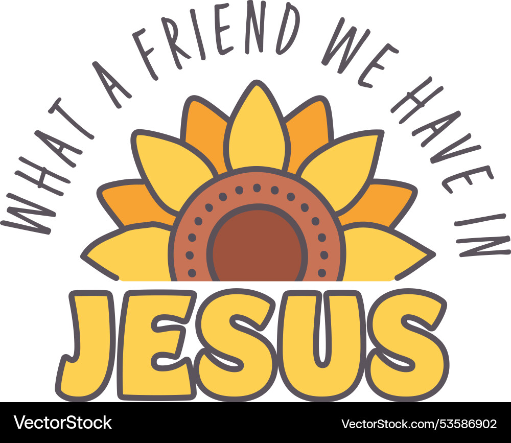 Christian faith typography for print Royalty Free Vector