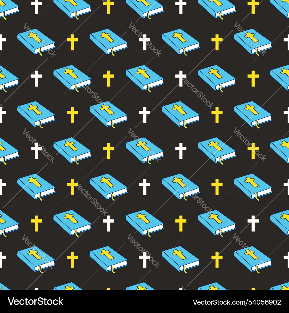 Divine scripture blessed bible books art Vector Image