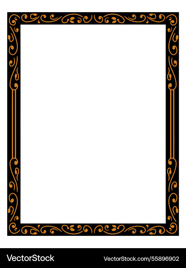 Ivory rose ornamental frame – Free Vector | VectorStock