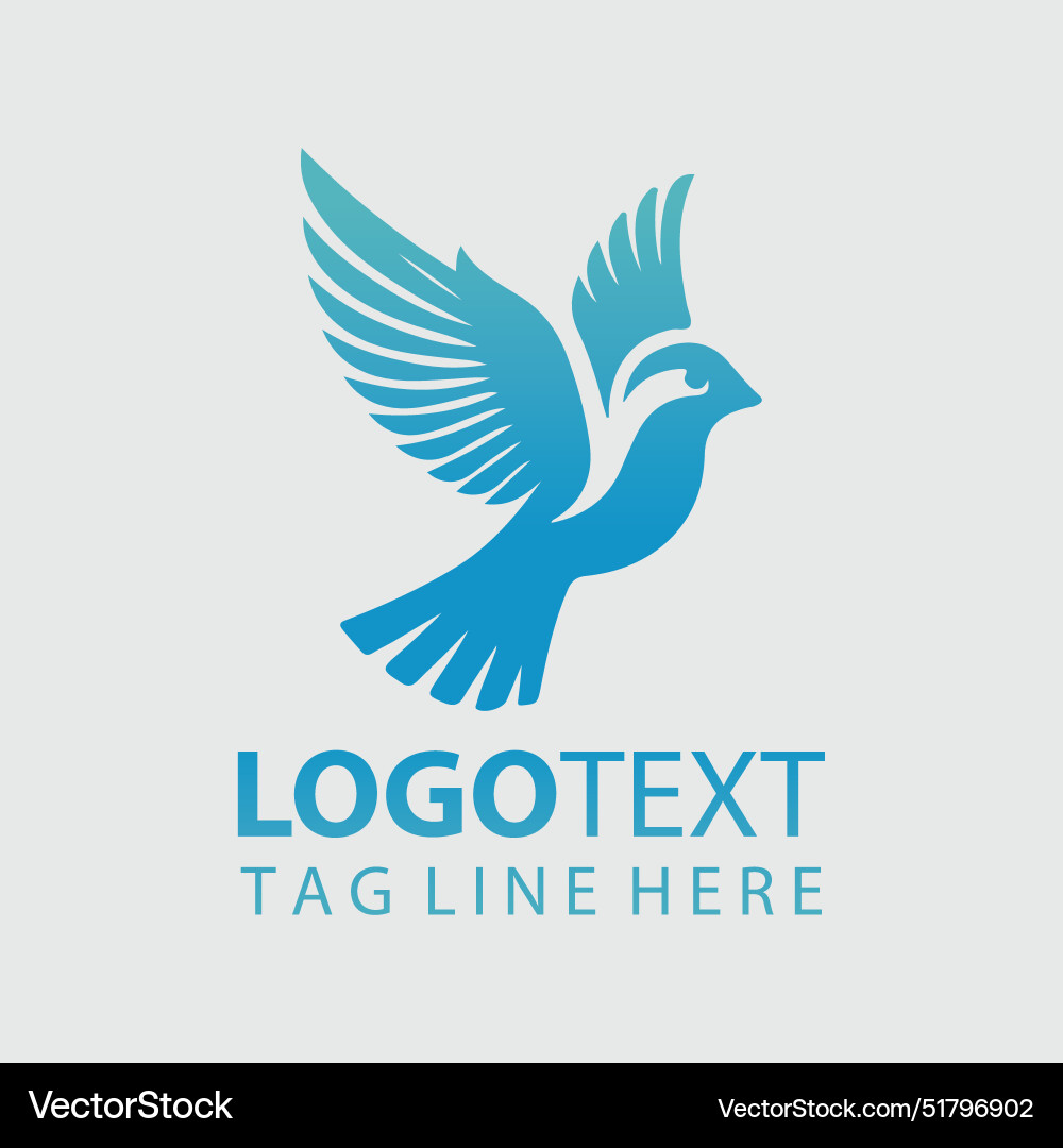 Sparrow logo Royalty Free Vector Image - VectorStock