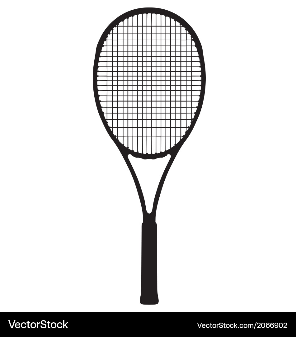 Tennis racquet Royalty Free Vector Image - VectorStock
