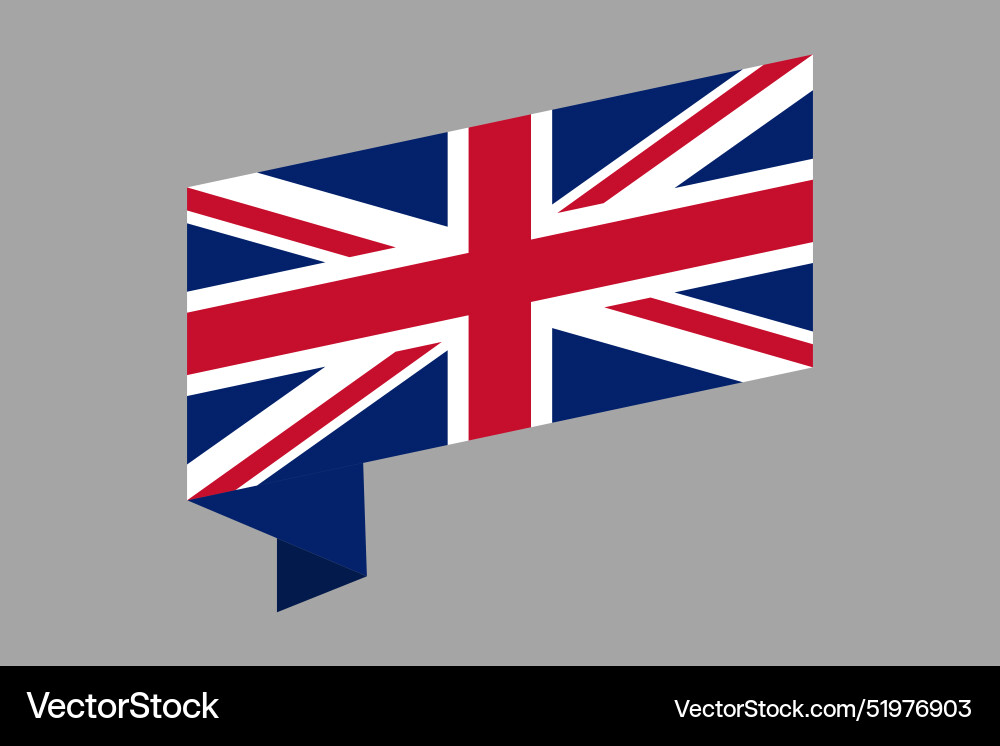 United kingdom flag Royalty Free Vector Image - VectorStock