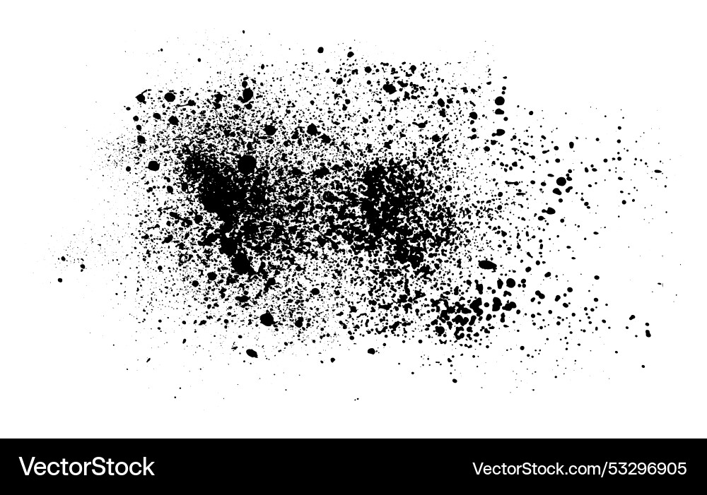 Elements of spray paint ink blots Royalty Free Vector Image