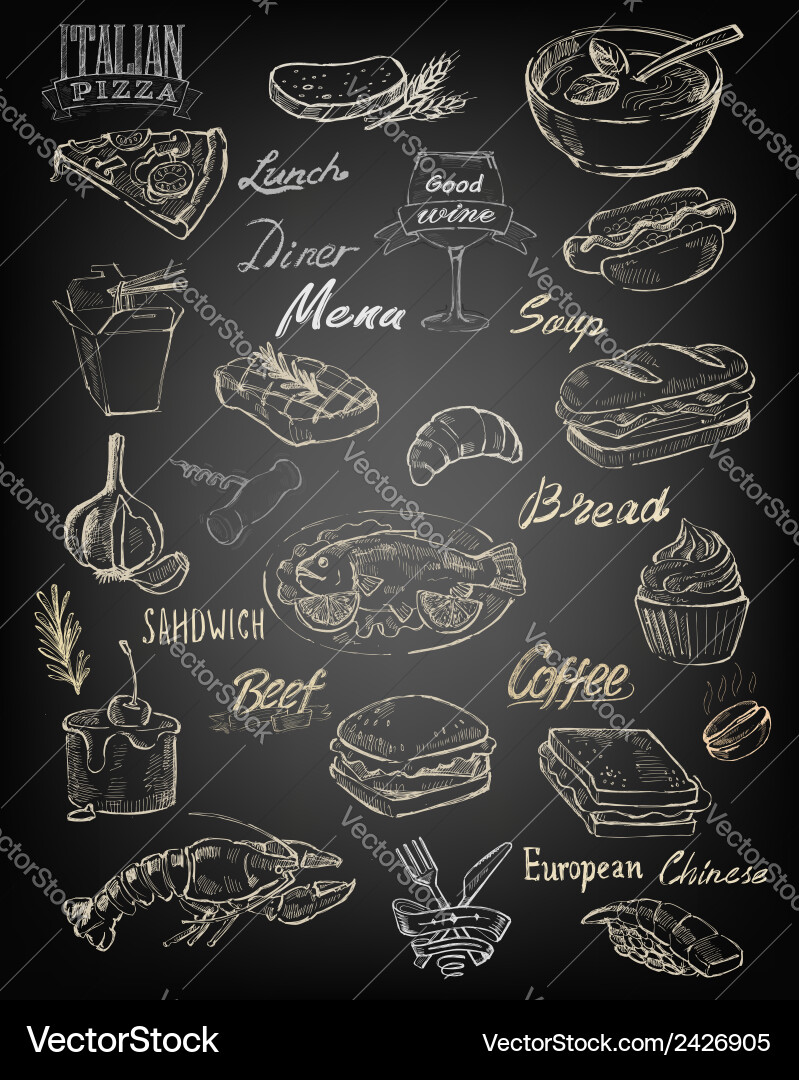 Main Dish Vector Images (over 2,300)