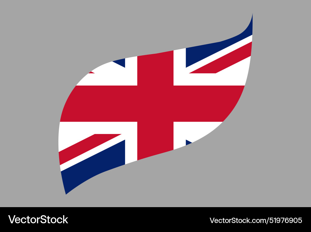 United kingdom flag Royalty Free Vector Image - VectorStock