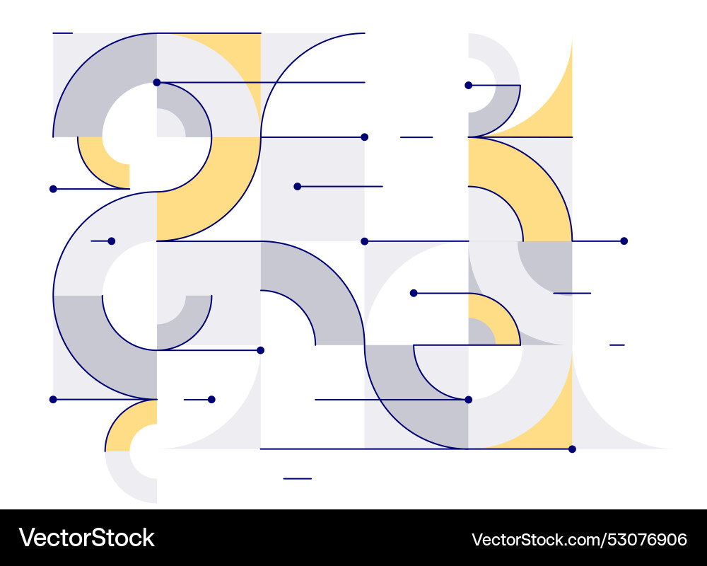 Abstract tech engineering draft background Vector Image