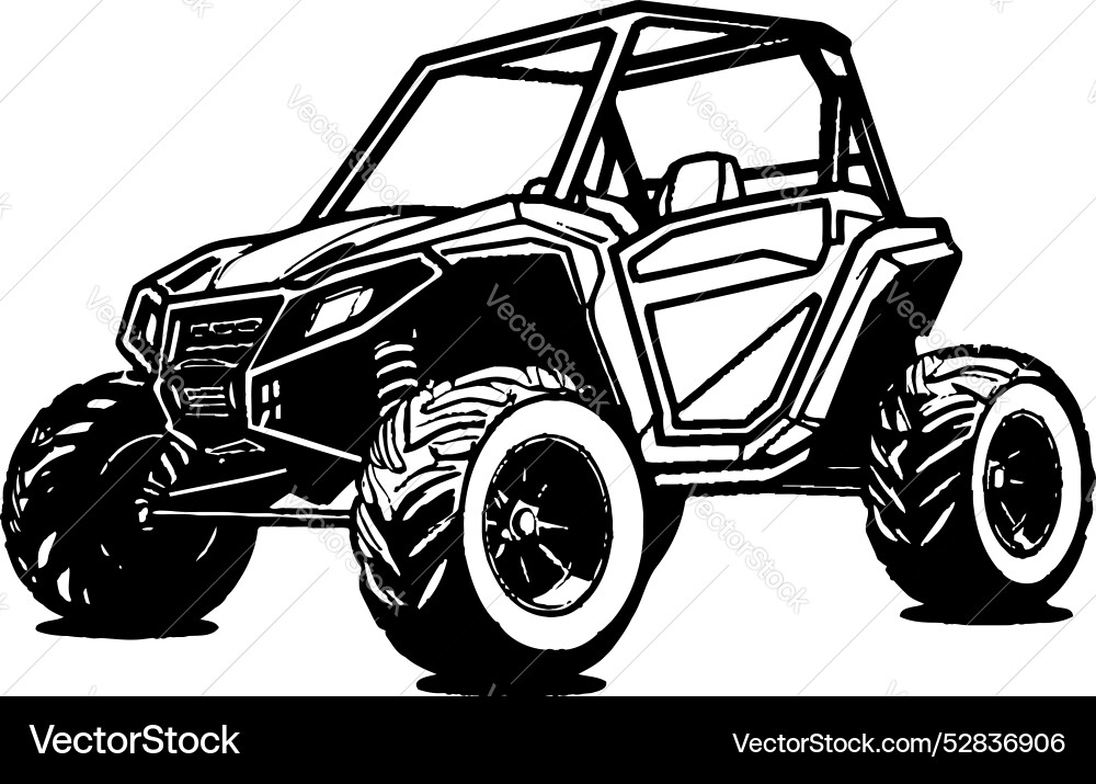 Adventure cruiser utv design trail conqueror off Vector Image