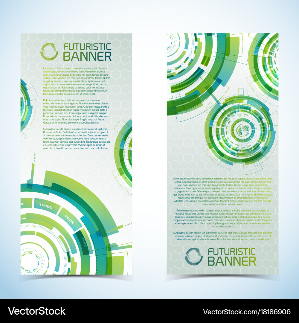 Freshness vertical banners set Royalty Free Vector Image