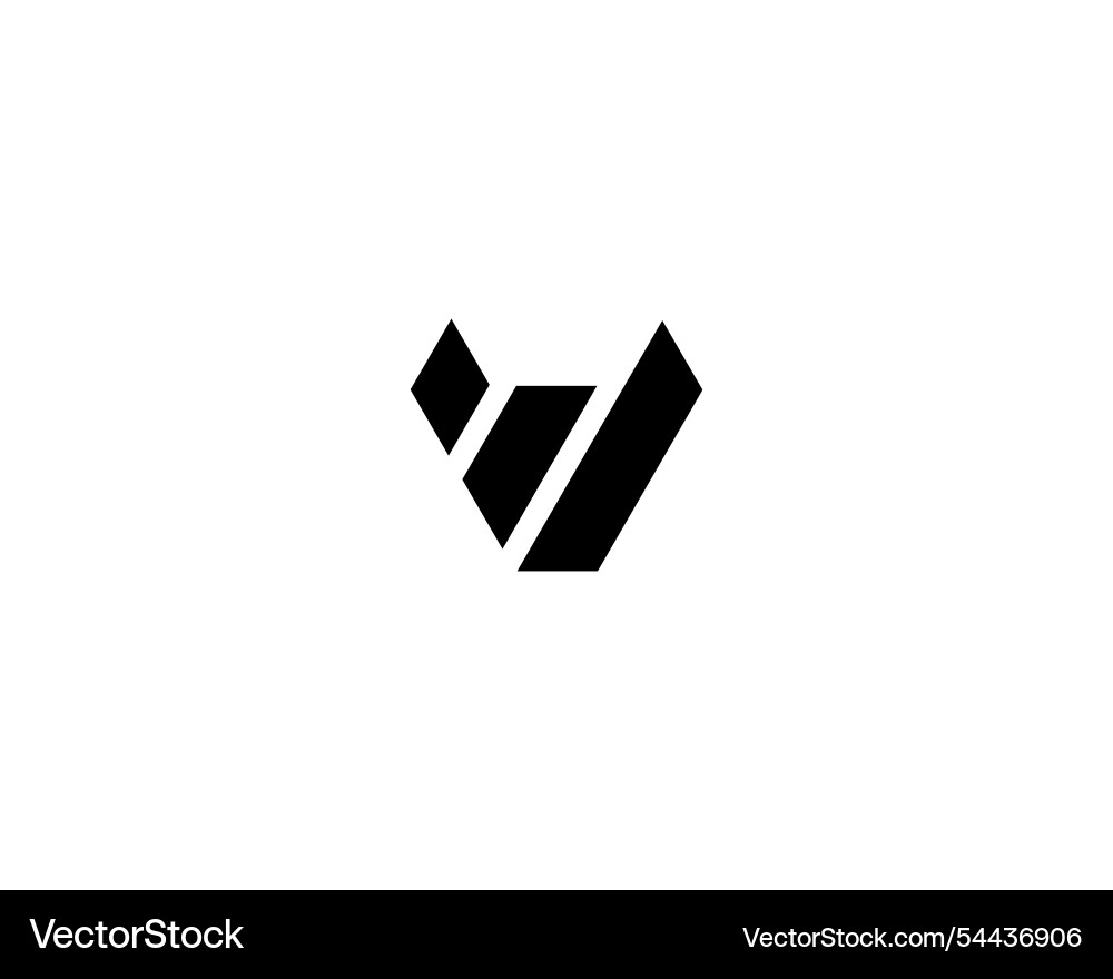 Geometric Bull Head Logo Royalty Free Vector Image