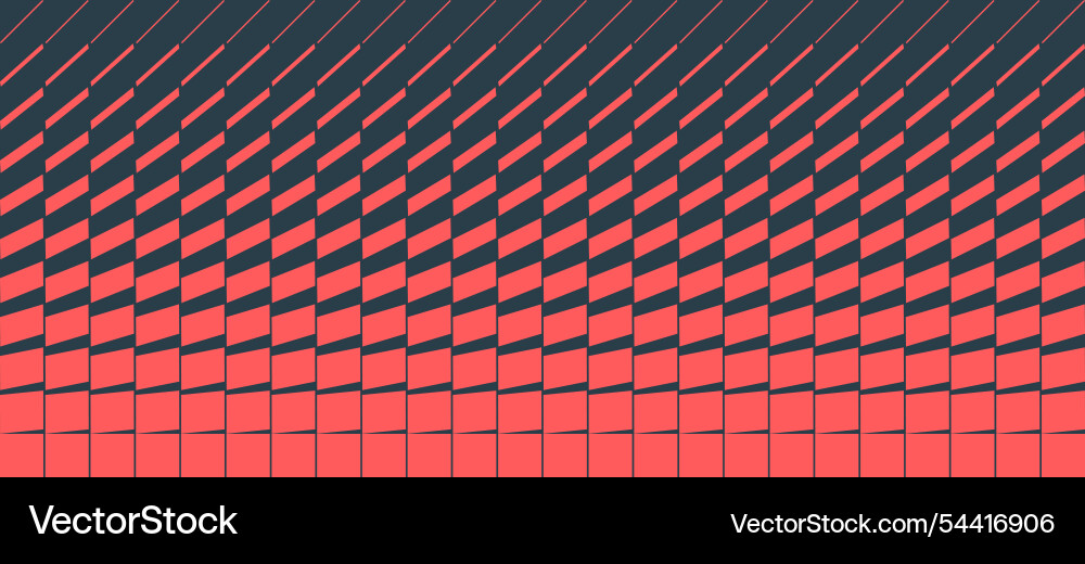 Modern geometric graphic transition effect red Vector Image