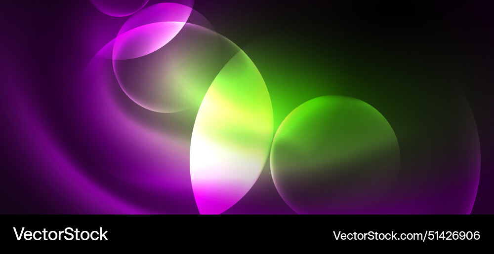 Shiny color neon glowing design Royalty Free Vector Image
