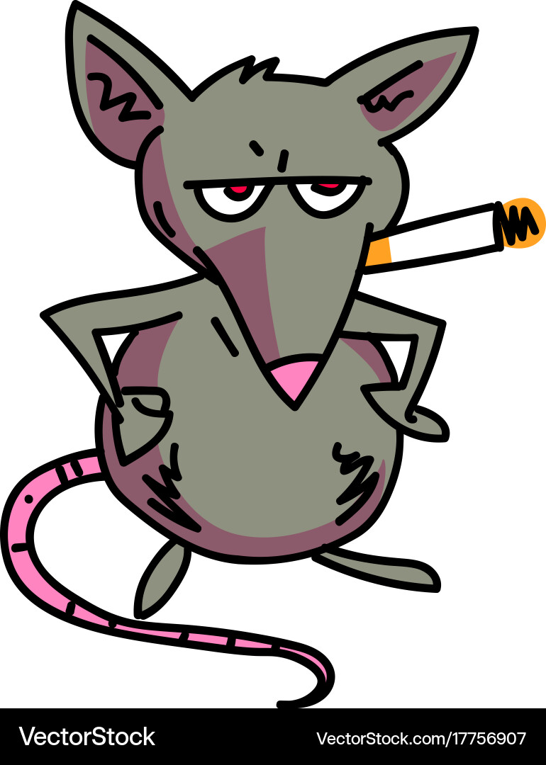 Rat Smoking Vector Images (over 250)