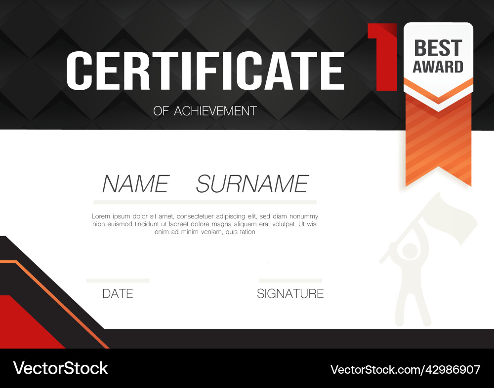 Certificate Royalty Free Vector Image - VectorStock