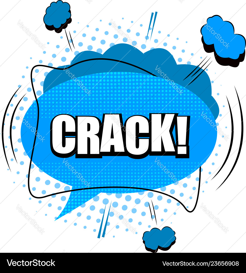 Comic bright original concept Royalty Free Vector Image