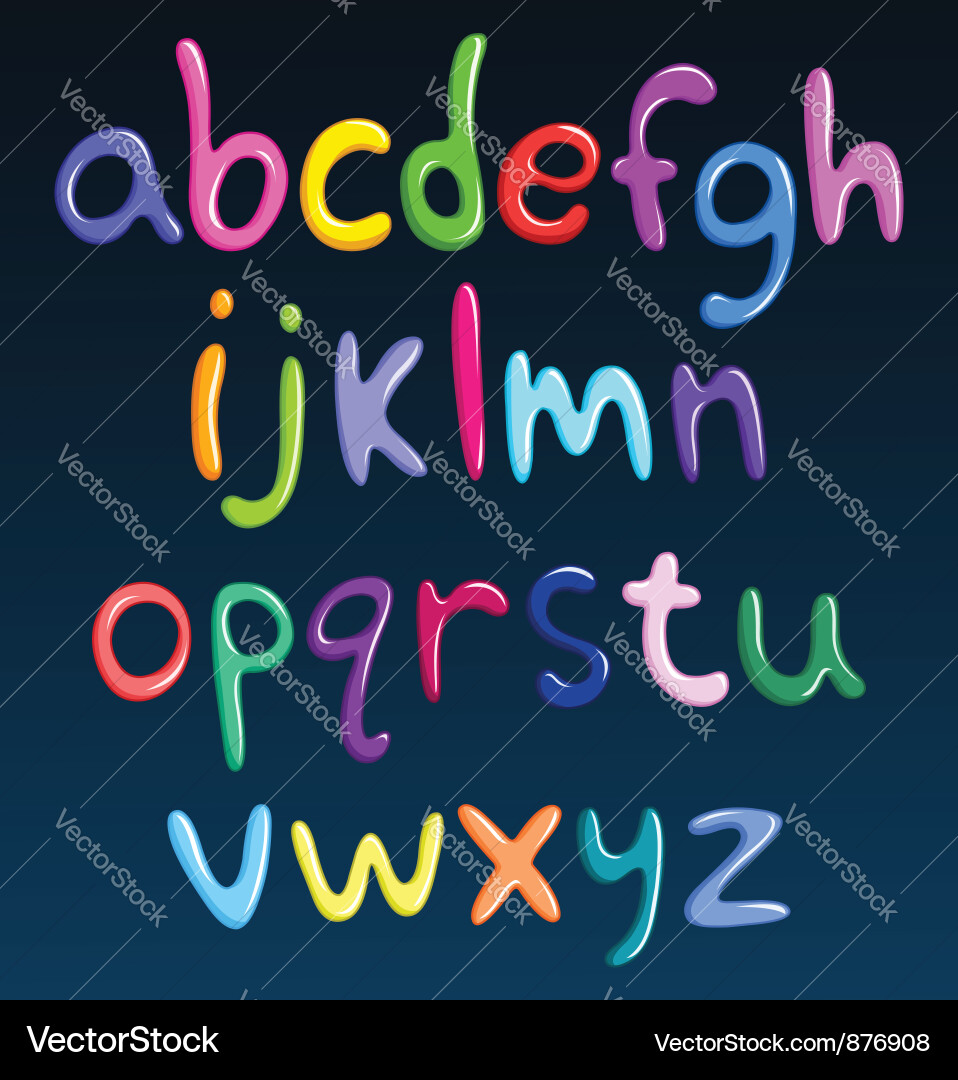 Lower Case Bubble Vector Images (19)