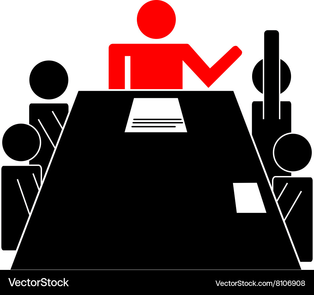 Meeting Royalty Free Vector Image - VectorStock