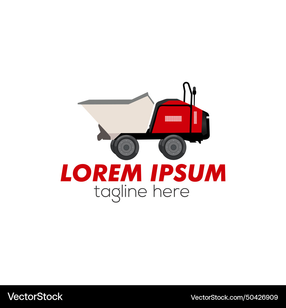 Construction concrete power trowel logo Royalty Free Vector