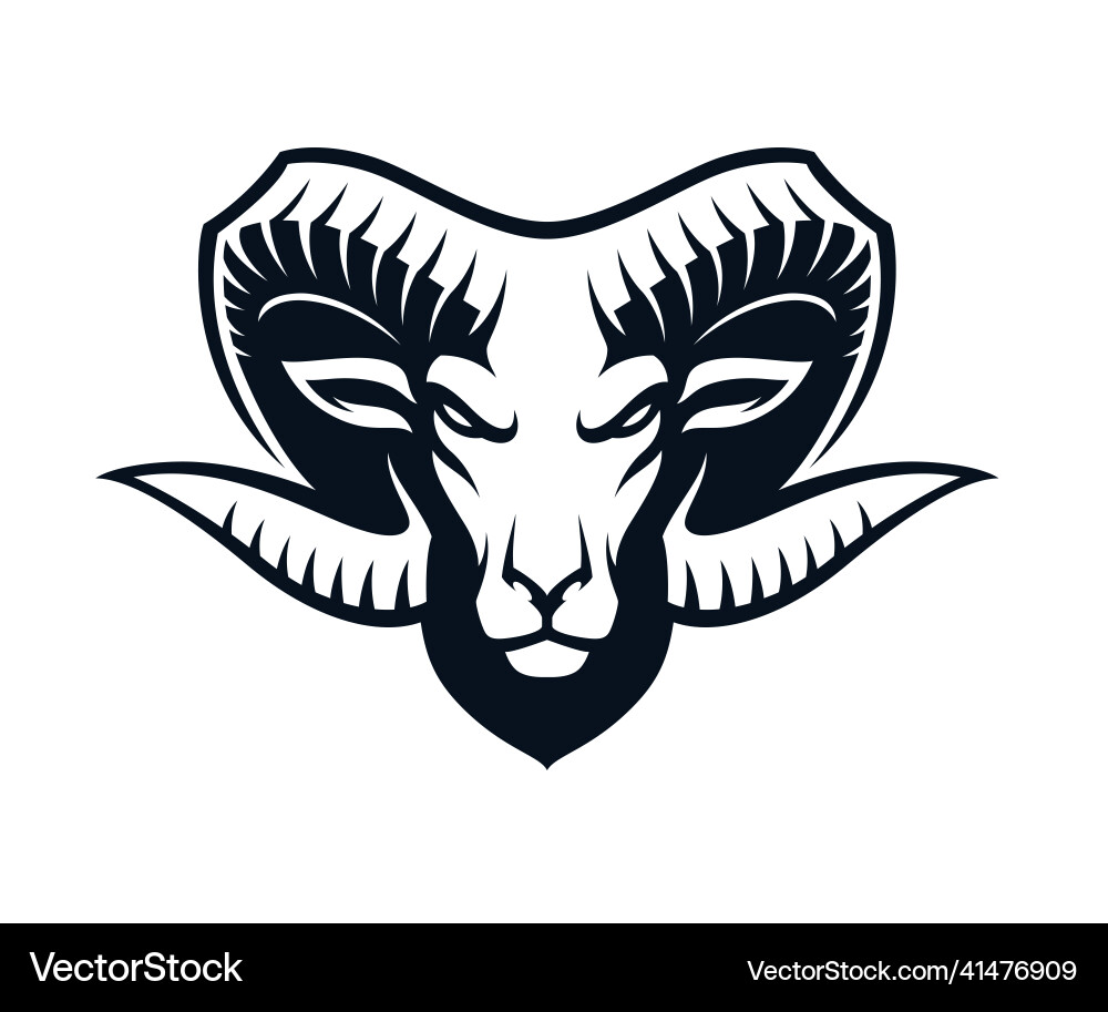 White Ram Logo