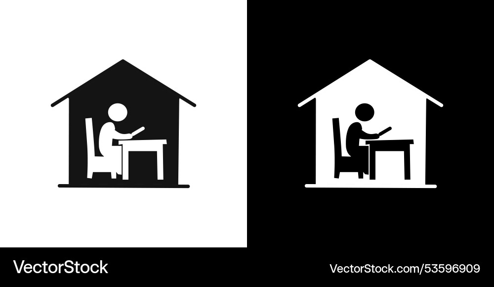 Tuition fee icon flat line Royalty Free Vector Image