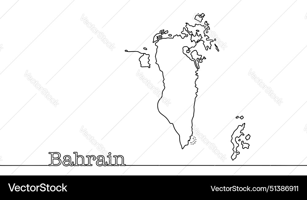 Bahrain Royalty Free Vector Image - VectorStock