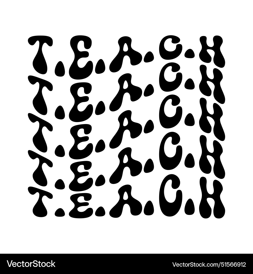 Teach Royalty Free Vector Image - VectorStock
