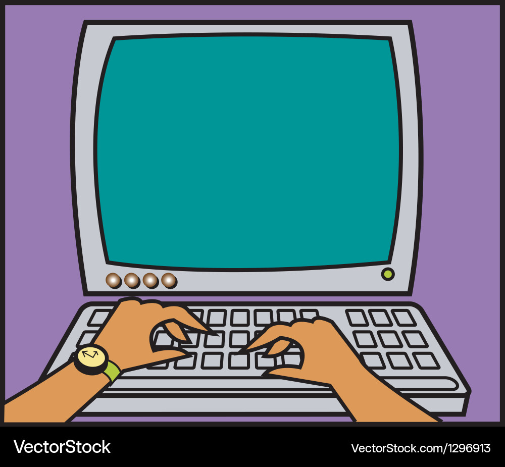 Computer Royalty Free Vector Image - VectorStock