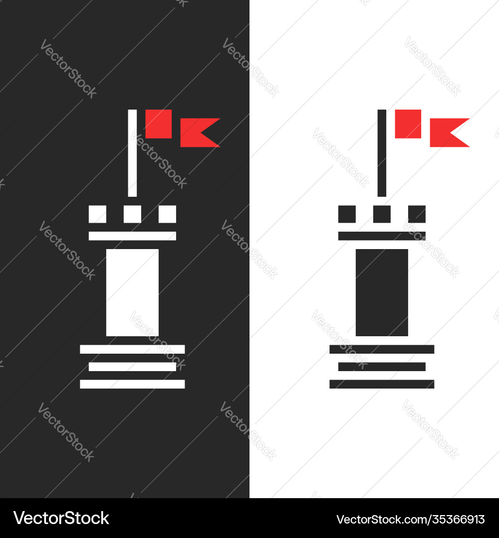 Tower Medieval Watchtower Vector Images (over 100)