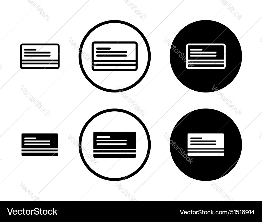 Credit card icon Royalty Free Vector Image - VectorStock