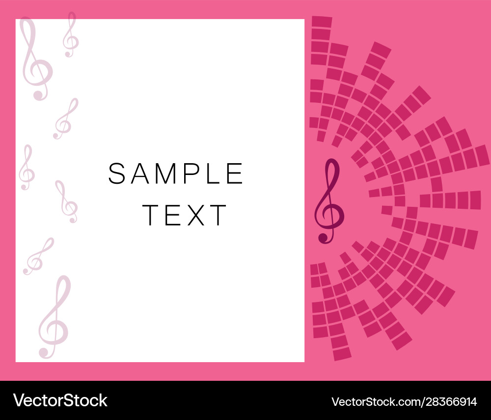 Musical note key equalizer eq art Royalty Free Vector Image