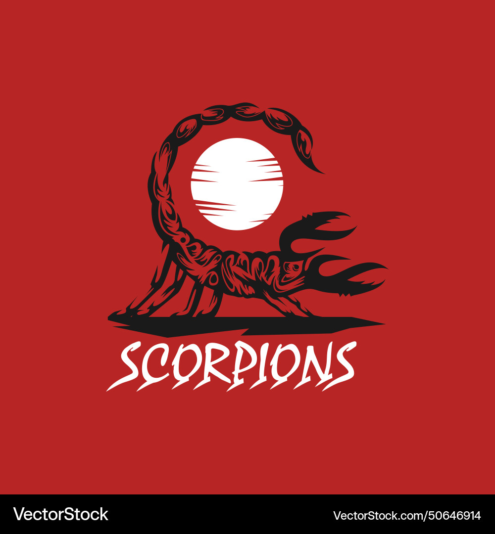 Scorpio logo Royalty Free Vector Image - VectorStock