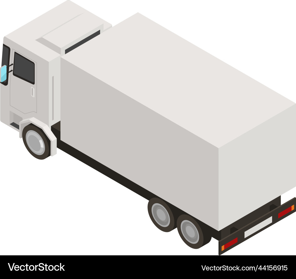 Truck isometric icon Royalty Free Vector Image
