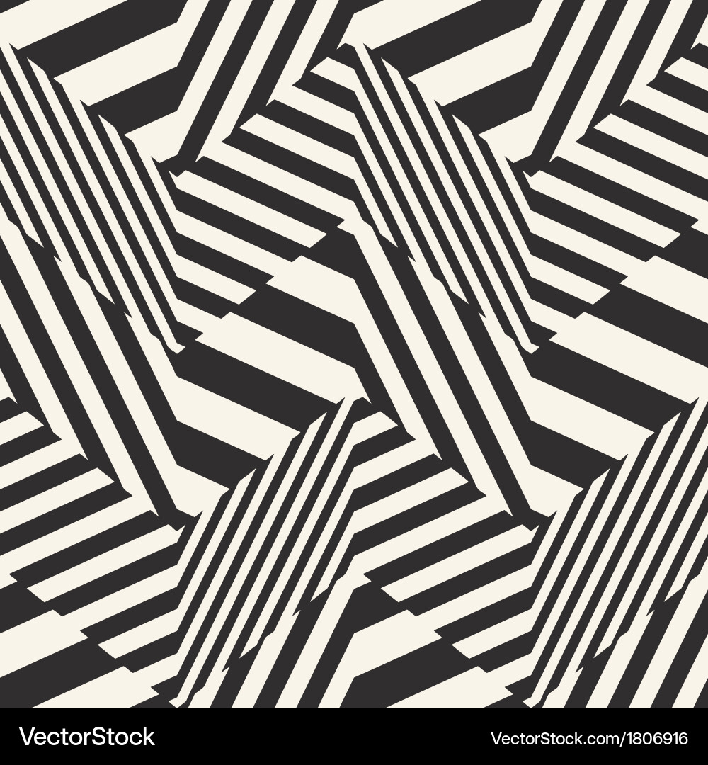 Striped textured chevron optical Royalty Free Vector Image