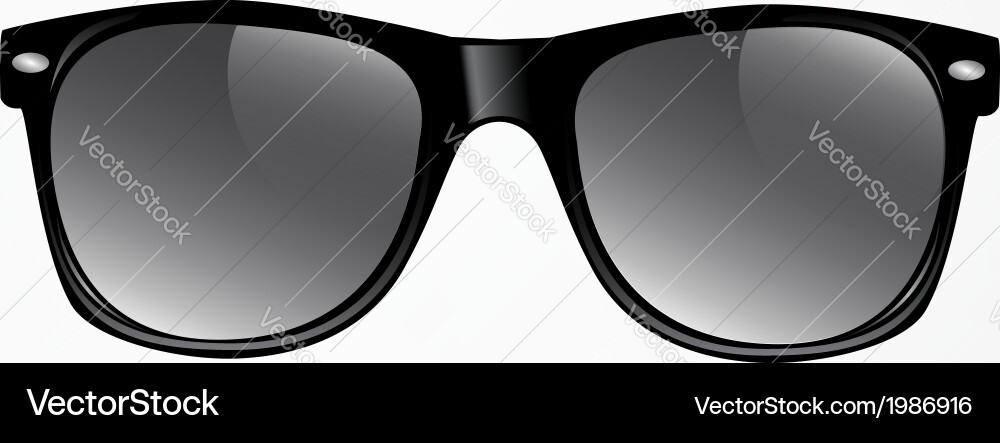 Sunglasses isolated Royalty Free Vector Image - VectorStock