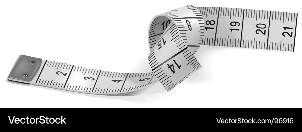 Tape measure Royalty Free Vector Image - VectorStock