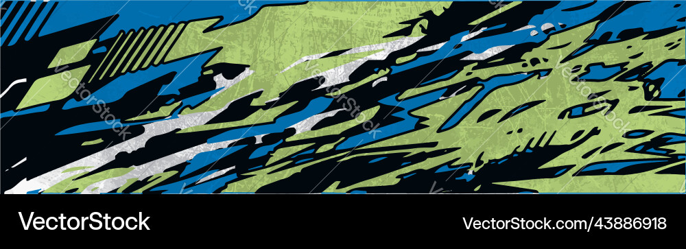 Racing car wrap design custom livery image Vector Image