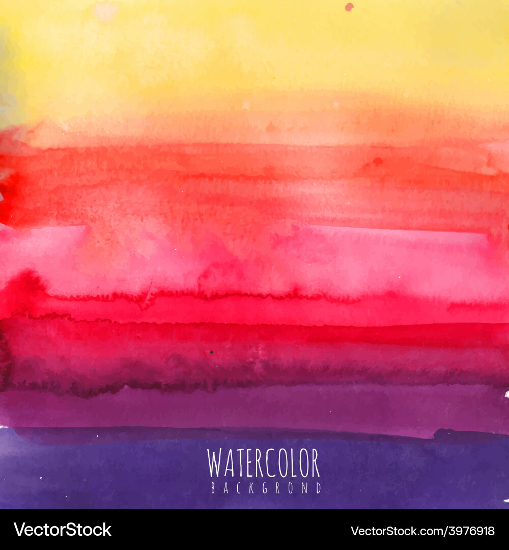 Watercolor abstract background Royalty Free Vector Image