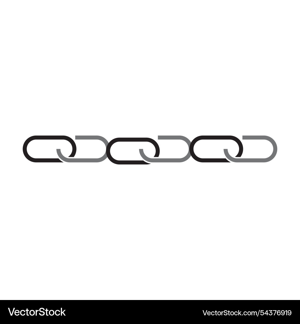 Chain logo Royalty Free Vector Image - VectorStock