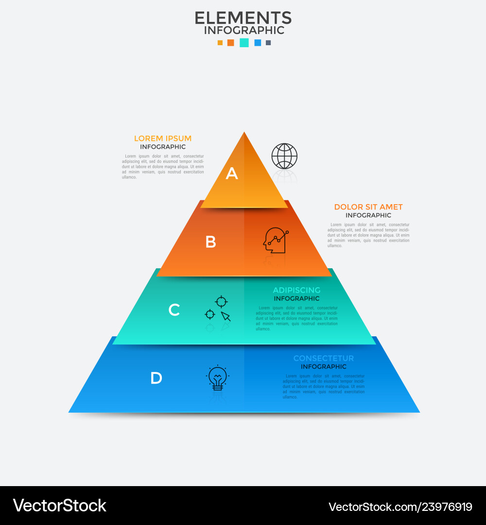 Colorful Infographic Template Royalty Free Vector Image