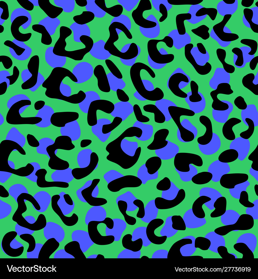 Seamless leopard pattern animal tile print Vector Image