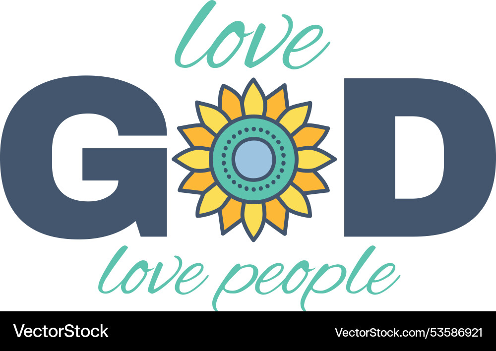 Christian faith typography for print Royalty Free Vector