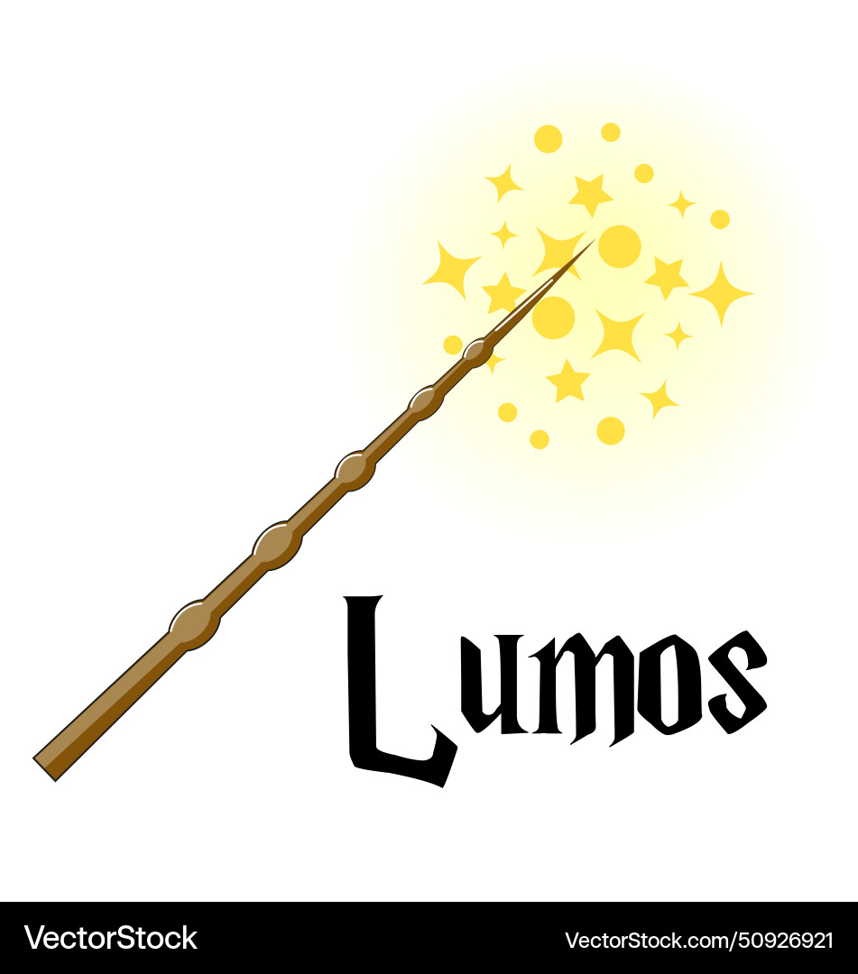 Magic school poster quote from a book about boy Vector Image