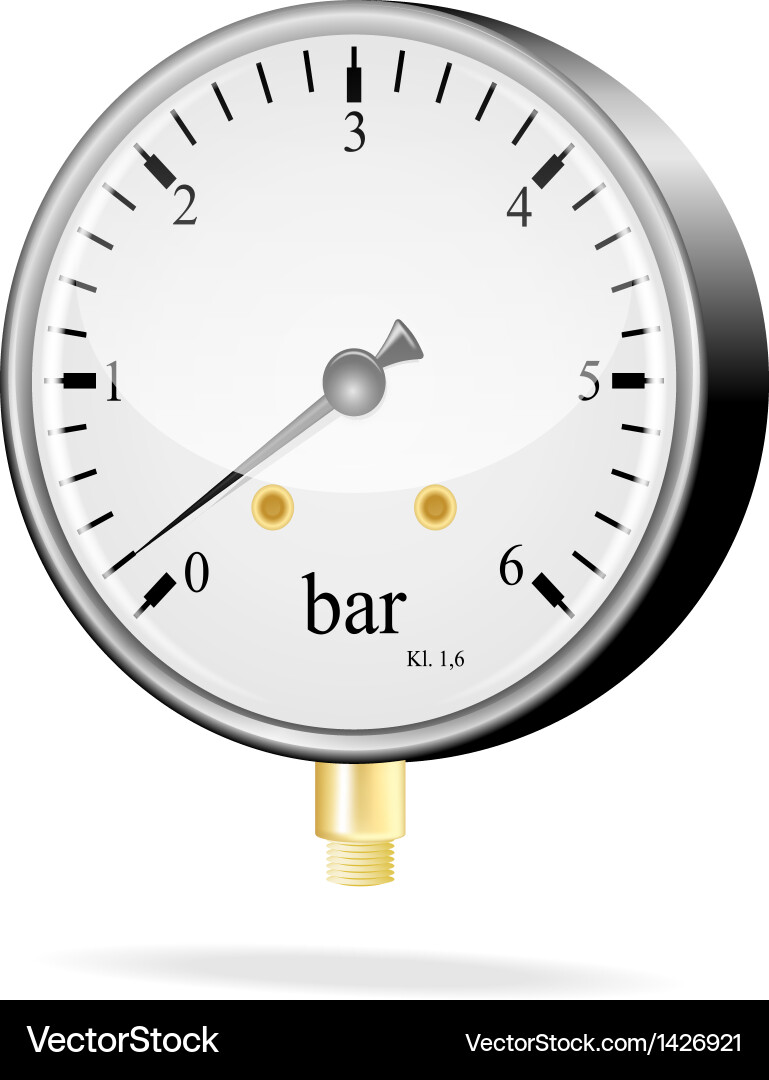 Manometer Royalty Free Vector Image - VectorStock
