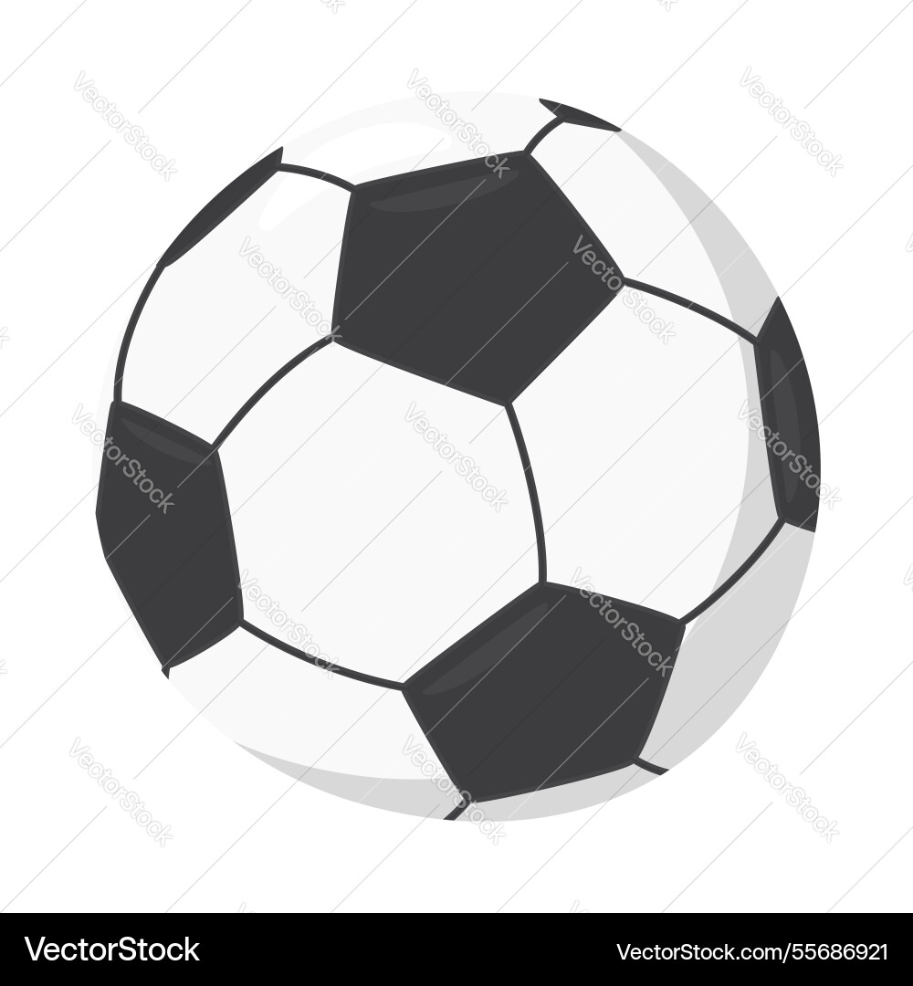 Soccer sign emoji icon ball Royalty Free Vector Image