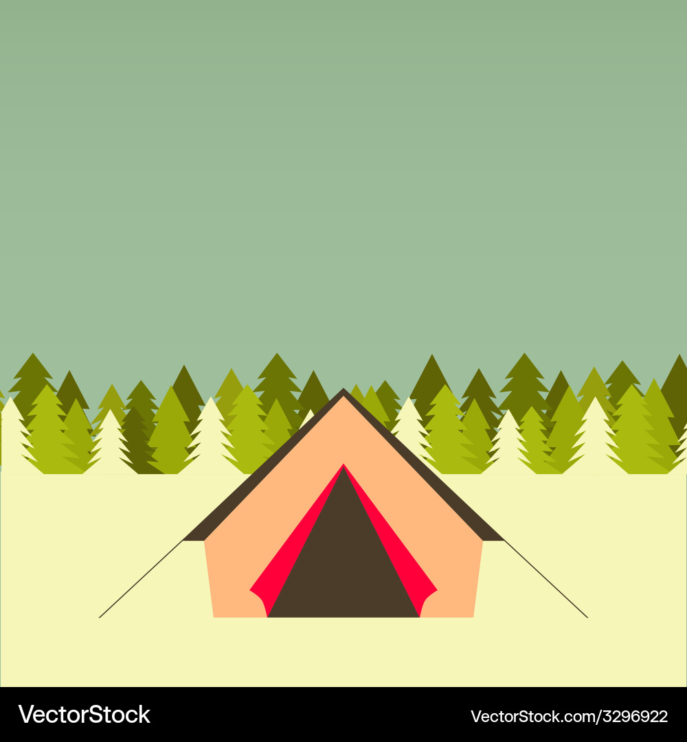 Camping Royalty Free Vector Image - VectorStock